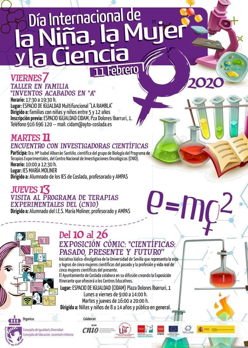 Actividades programadas Día Internacional de la Mujer y la Niña en la ...